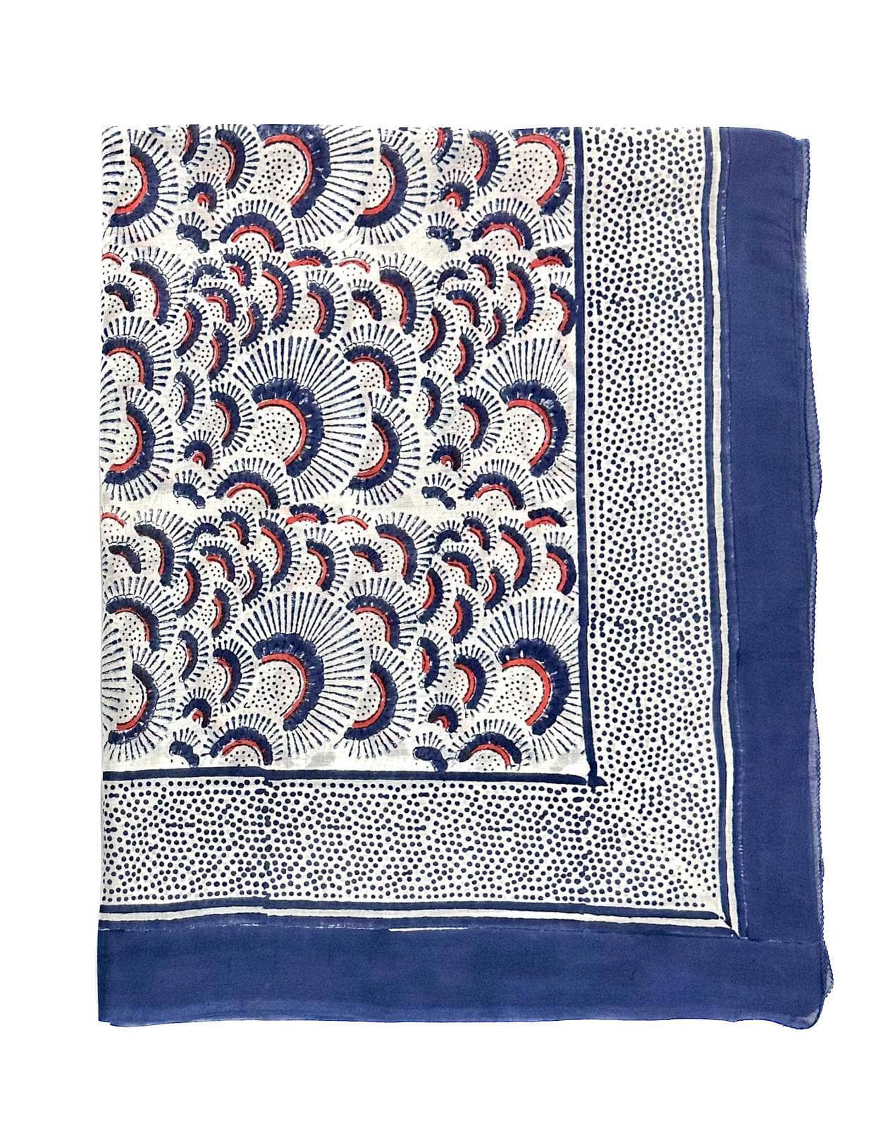 Guadalupe design Abanico Pareo Blue OS | Handcrafted Products – WONENA