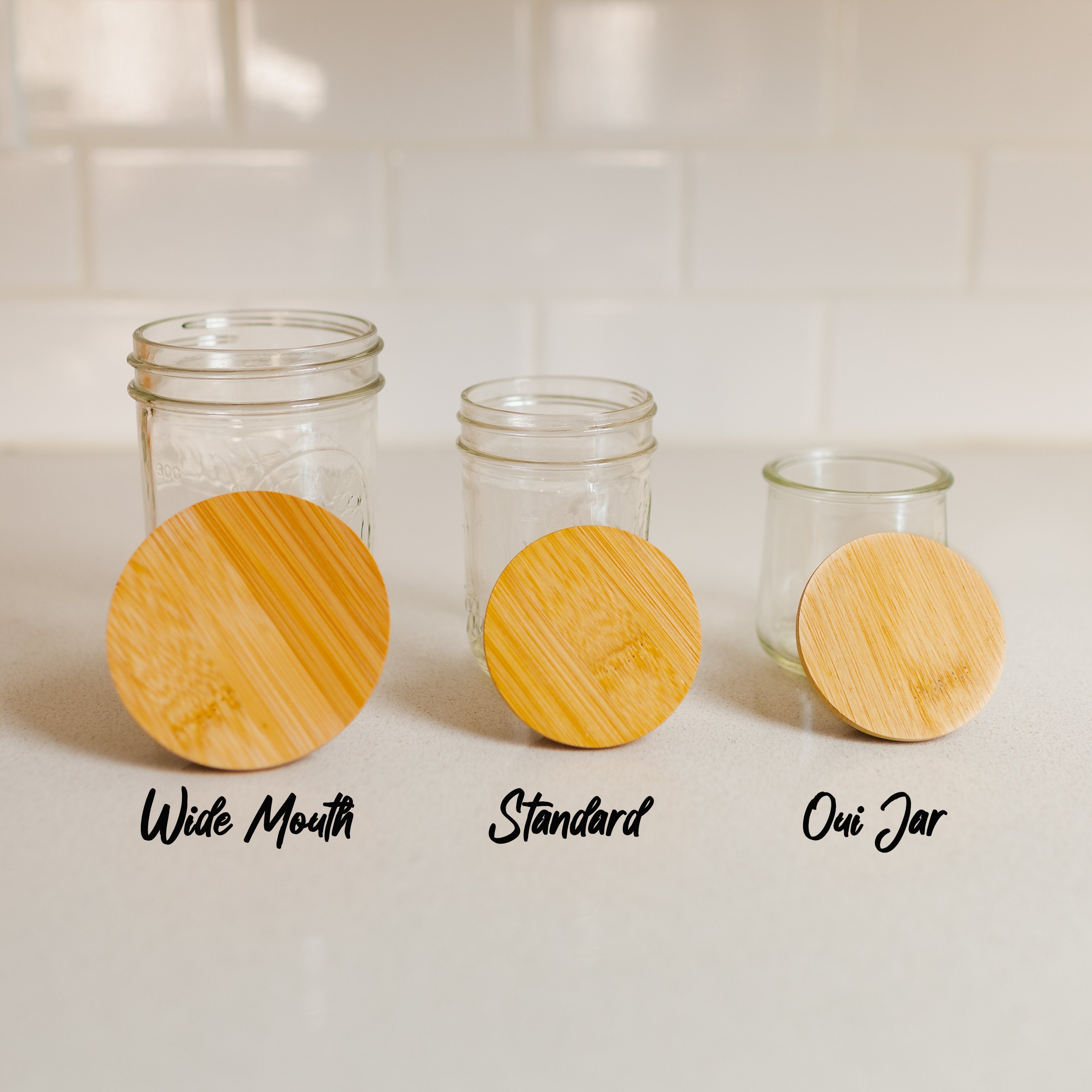 Bamboo Switch Bamboo Mason Jar Lids | Eco-Friendly Food Storage – WONENA