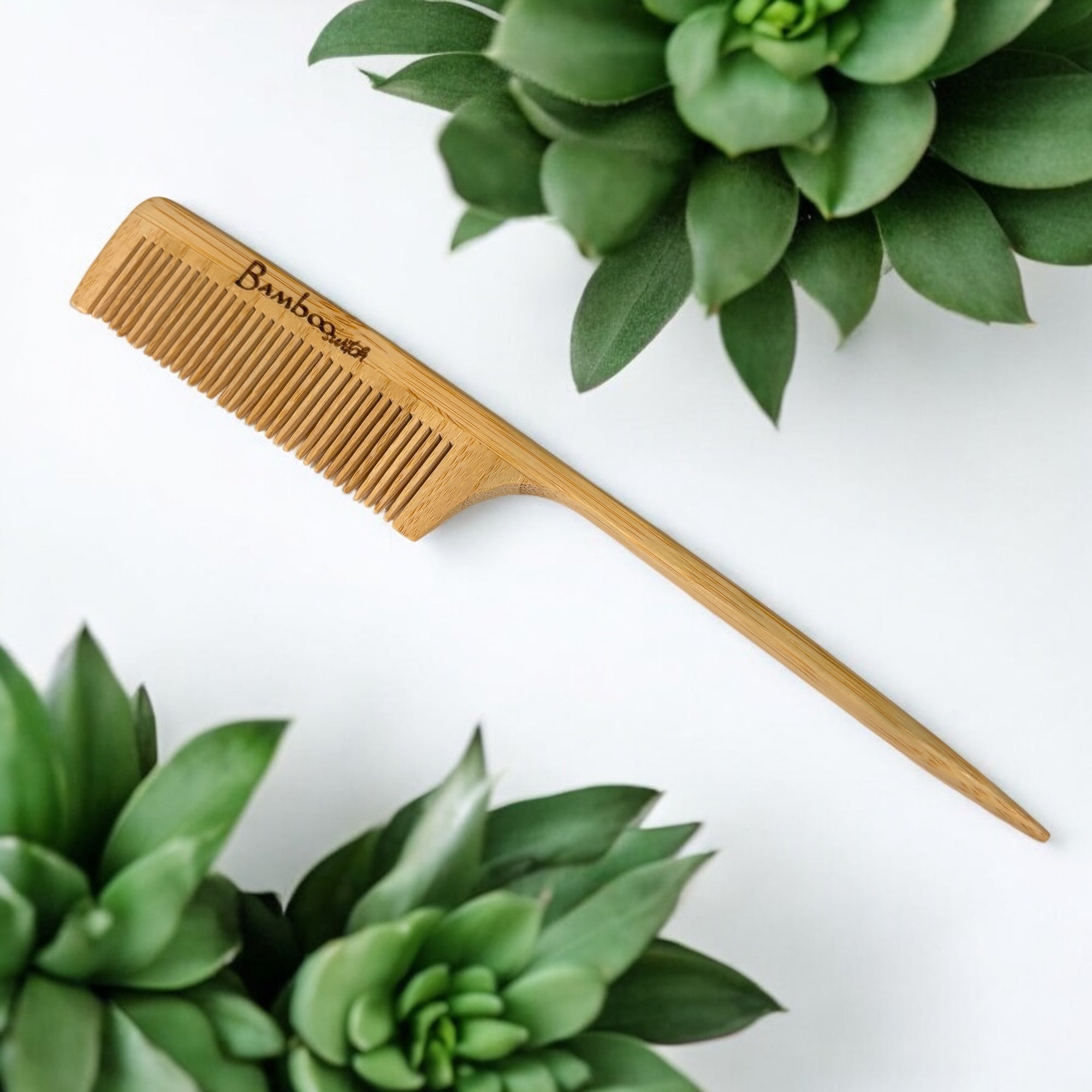 Bamboo Switch Bamboo Styling Rat Tail Comb | Eco-Friendly Personal Care ...